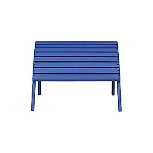 Linon Jayde Blue Adirondack Outdoor Ottoman