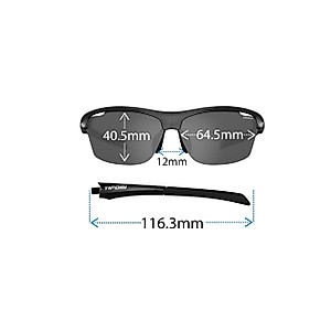 Tifosi Intense Sunglasses Crystal Smoke/Smoke Bright Blue