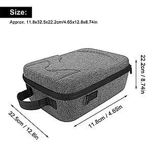 DAUERHAFT Storage Bag, Abrasion Resistant Nylon Waterproof VR Carrying Case for Oculus Quest(Grey)