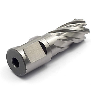 Annular Cutter JESTUOUS 3/4 Inch Weldon Shank 5/8 Cutting Diameter 1 Cutting Depth with Two-Flat HSS Kit for Magnetic Drill Press,1 Piece