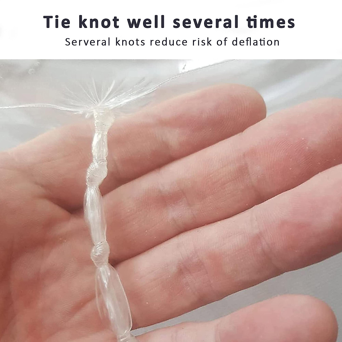 lightsfever Clear Balloons, Bobo Balloons, Transparent Balloons, Wedding bubble balloons, Wedding Party Decorations, Birthday decorations, bachelorette party balloons, for helium or air (20 pack)