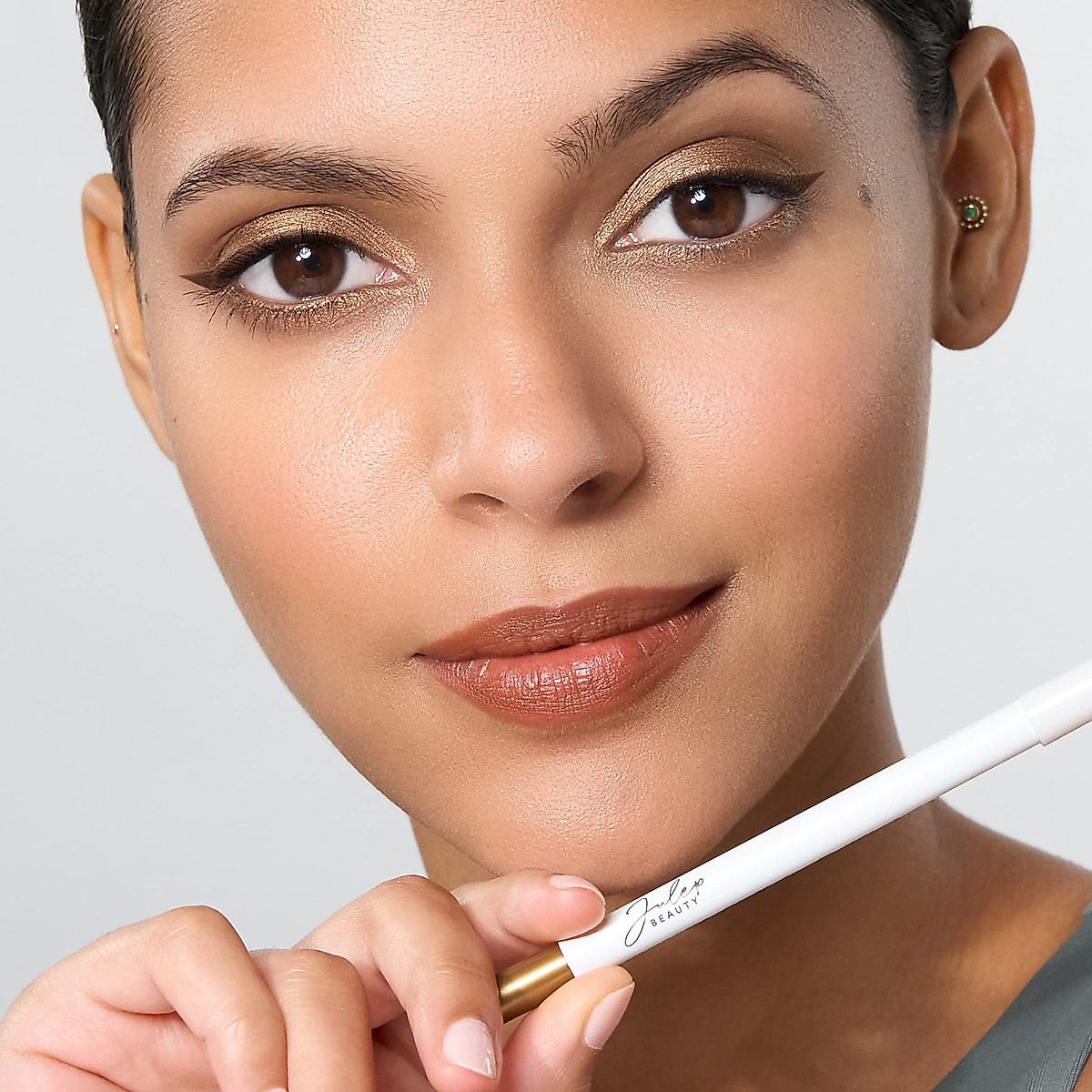 Julep When Pencil Met Gel Sharpenable Multi-Use Longwear Eyeliner Pencil 2 PC - Rich Brown, Rustic Gold Shimmer