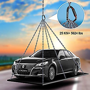 FVW 3 Pieces Heavy Duty Climbing Carabiners, 25KN UIAA Certified Auto Locking Rock Climbing Carabiners Clips for Hammocks, Swing, Locking Dog Leash and Harness, Camping, Hiking & Utility (Black)