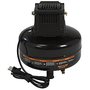 Ironton Oil-Free Pancake Air Compressor, 0.3 HP, 3 Gallons, 110 PSI