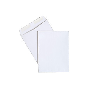 Staples 486949 Gummed Catalog Envelopes 9-Inch L X 12-Inch H White 250/Box (486949R)