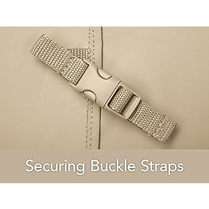 Covermates Outdoor Sofa Loveseat Cover - Water Resistant Polyester, Drawcord Hem, Mesh Vents, Seating and Chair Covers-Khaki