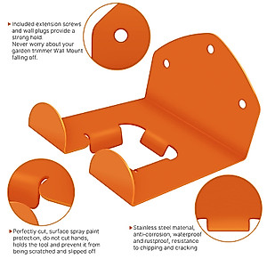 FLEXI RODS Garage Storage Garage Organizer Trimmer Rack Garden Power Tool Hanger for Grass Trimmer, Hedge Trimmer, Garage Wall, Garage Trimmer, Garden Tools, 2 Pack