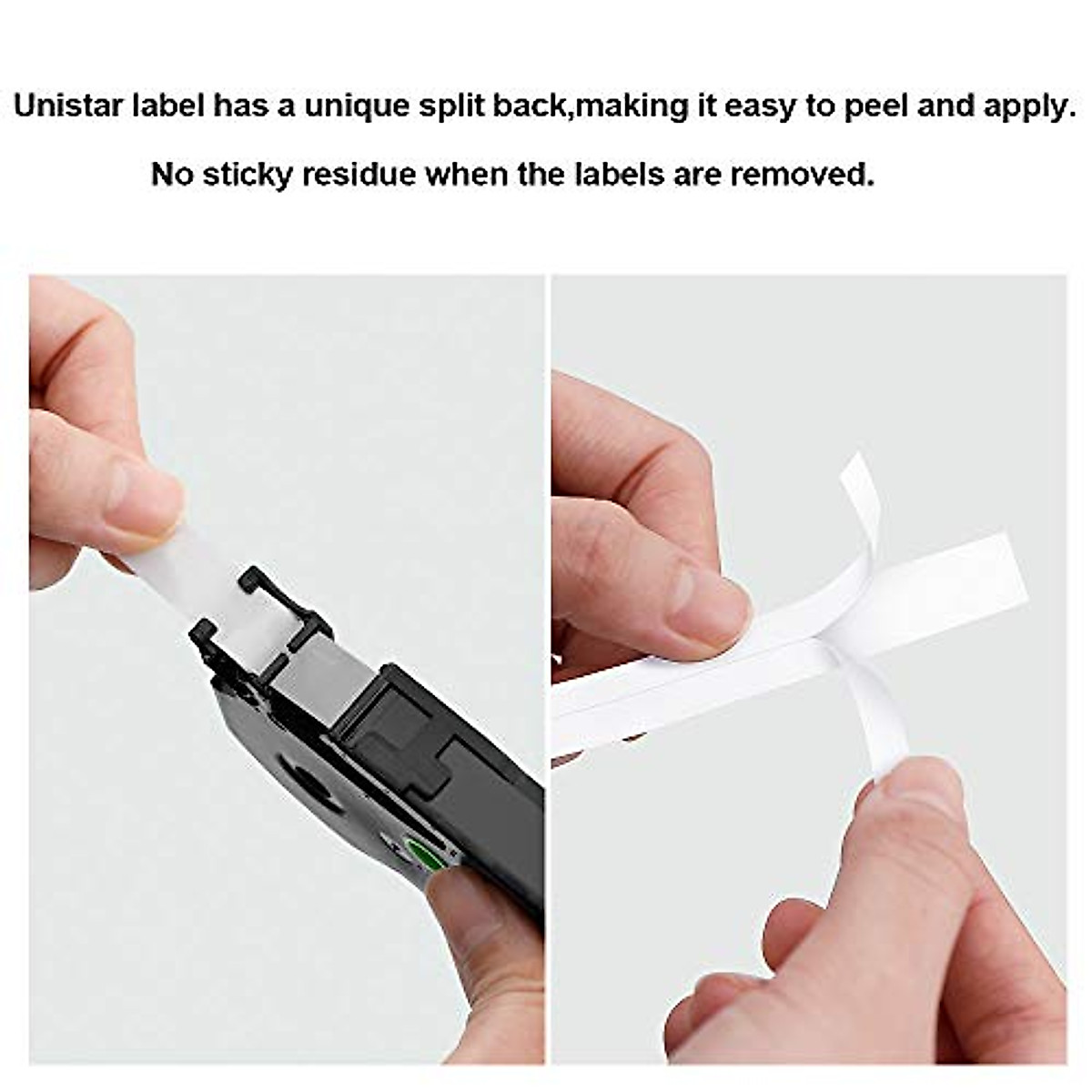 Unistar Compatible Label Tape Replacement for Brother PTouch TZe 231 12mm & TZE-261 36mm Label Maker Tape, Black on White ( 5 + 4 Pack)