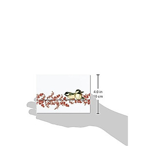 Winterberry & Chickadees Deluxe Boxed Christmas/ Holiday/ Greeting Cards