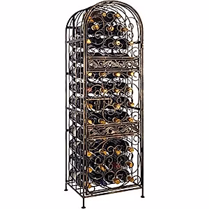 Wine Enthusiast Renaissance Wrought Iron Wine Jail