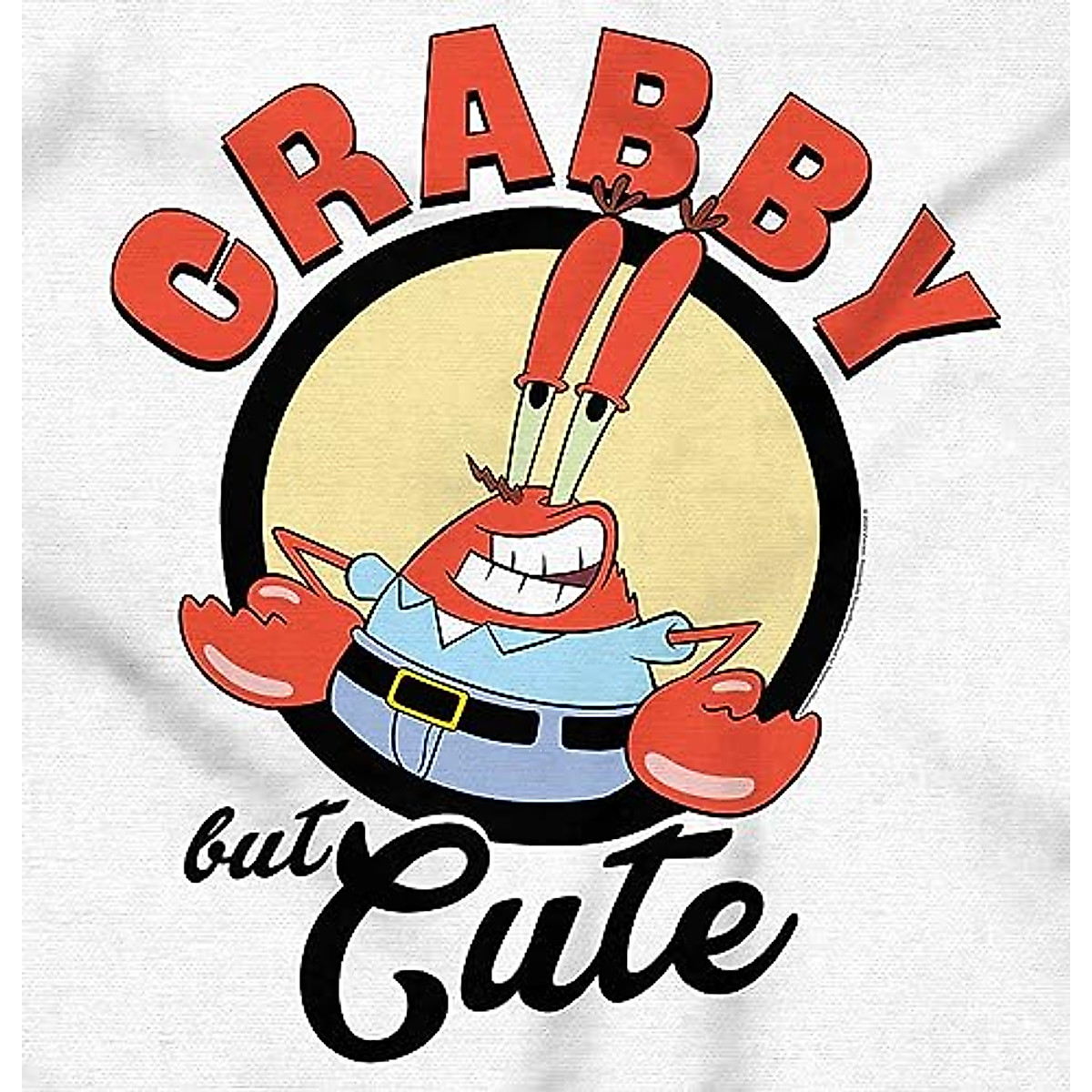 Brisco Brands Mr.Krabs Krabby But Cute Cartoon Football Romper Boy Girl
