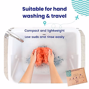 "Naturali Eco Travel Laundry Detergent Sheets - 5-Pack: Compact, Convenient, Cruise Ship Essentials; Sink & Hand Wash Soap; Must-Have for International & European Travel