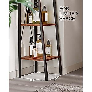 Pipishell 5 Tier Corner Shelf and 4 Tier Ladder Shelf