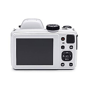 Kodak PIXPRO Astro Zoom AZ421 16MP Digital Camera (White) Bundle with 32GB SD Card, Camera Case and Accessory Bundle (4 Items)