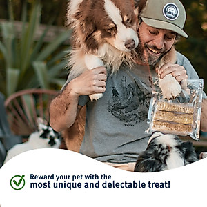 Mon Ami Beef Stuffed Trachea Dog Chews (6 inch, 9 Count) –Trachea Treats for Dogs Made from Grass Fed Beef with Glucosamine & Chondroitin – Natural Dog Treats & High Protein