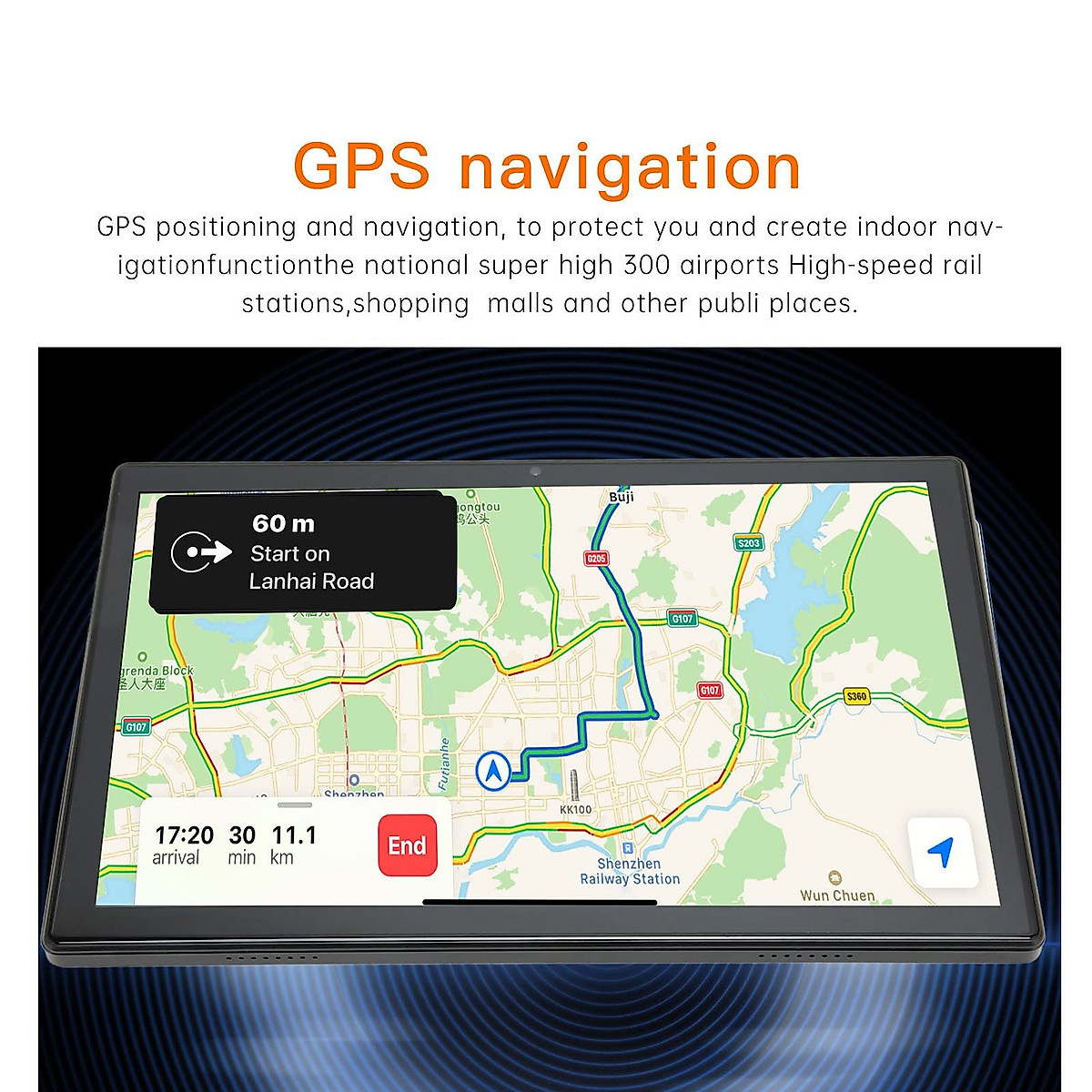Zyyini MA11 5G WiFi 10 Inch Tablet for Android 11, 6GB RAM 256GB ROM Octa Core CPU,Dual Camera 2 Card Slots 7000mAh,for Daily Entertainment and Travel(Black)
