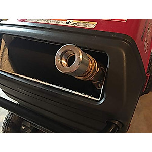 GenExhaust for Honda EU3000iS Generator 1-1/2" Quick Disconnect Silicone Exhaust Extension 2 Foot Length