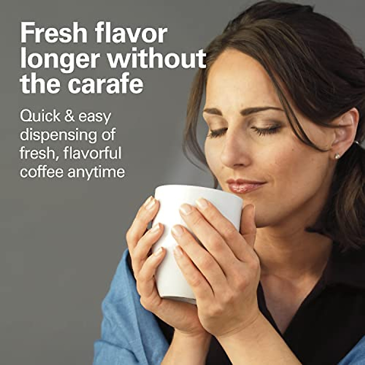 Hamilton Beach Brewstation Programmable Dispensing Drip Coffee Maker with 12 Cup Internal Brew Pot, Removable Reservoir, Black & Stainless Steel