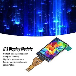 IPS Display Module ST7789V Low Power Drive 135x240 Resolution IPS Display Module Saturated Fast Response Thin 2pcs SPI Interface for Controller Board