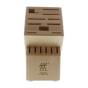 ZWILLING TWIN 16-slot Knife Block - Birchwood Natural
