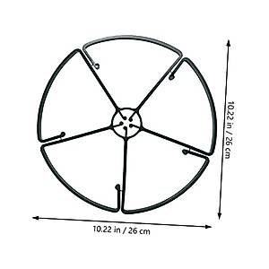 MERRYHAPY 5 Pcs Plant Holder Greenery Pergola Brackets Plastic Serving Tray Rose Bush Trellis Climbing Trellis Cane Grip Plant Trellis Round Plant Fixator Ring Plant Support Trellis Green M