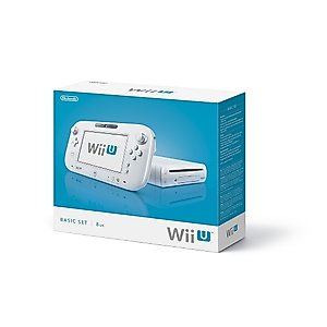 Nintendo Wii U Console 8GB Basic Set - White (Renewed)