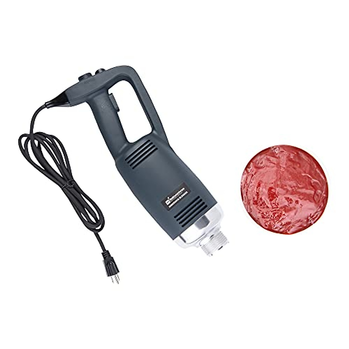 Restaurantware Hi Tek Blue Immersion Blender - Variable Speed, 1 1/4 HP, Heavy Duty - 1 count box