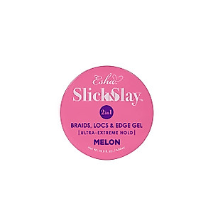 Esha Slick N Slay Braid & Edge Gel (500 ML), 16.9 Fl Oz (Pack of 1)