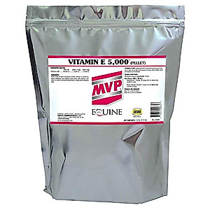 Med-Vet Pharmaceuticals Vitamin E 5,000 (7.5lb) Pelleted Vitamin E for Horses…