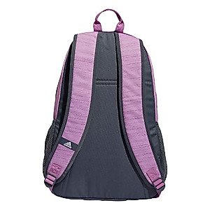adidas Foundation 6 Backpack, Two Tone Bliss Lilac-Semi Pulse Lilac/Onix Grey/Silver Metallic, One Size