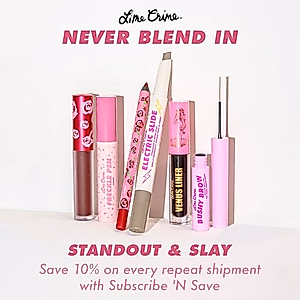 Lime Crime Astronomical Volumizing Vegan Mascara, 51 (Kelly Green) - Easy-to-Apply Creamy Formula with Bold & Full Lashes - Fiber Brush Separates and Defines for Instant Volume - Vegan & Cruelty Free