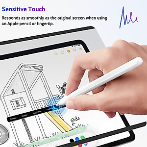 Peslv Magnetic Privacy Screen Protector for iPad Air 5th 4th Generation & iPad Pro 11(2018-2022), Removable Anti Blue Light Glare Spy Private Filter, Black Security Screen