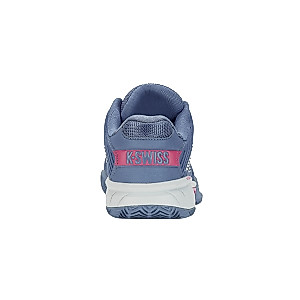 K-Swiss Women's Hypercourt Express 2 HB Tennis Shoe, Infinity/Blue Blush/Carmine Rose, 10 M