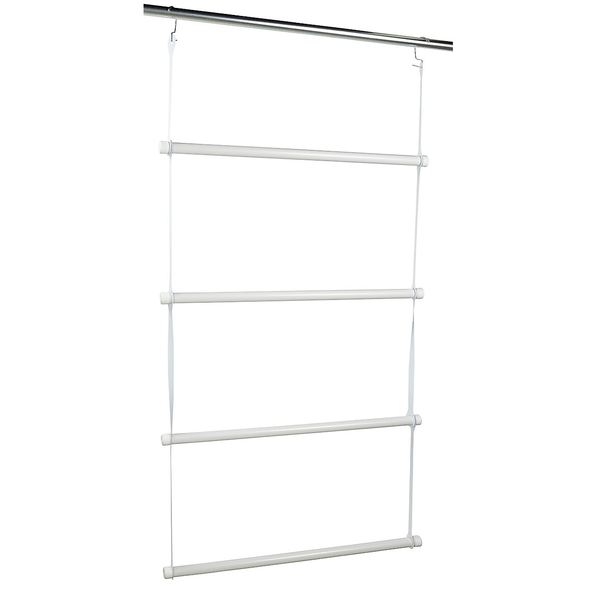 SSWBasics White PVC Tubular Ladder Mannequin - Great for Displaying Housewares, Bedding and Clothing
