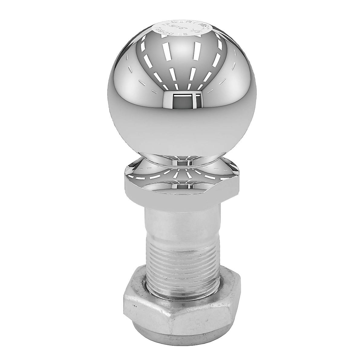 CURT 48830 Replacement 2-5/16-Inch Pintle Hitch Ball, 16,000 lbs, 1-1/4-Inch Shank Diameter