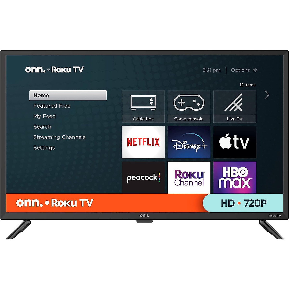 Onn 24-Inch Class HD 720p LED Smart TV 60Hz Refresh Rate Compatible with Alexa & Google Assistant + Free Wall Mount (100012590) (Renewed)