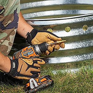 Klein Tools 25950 Step Drill Bit Set, Spiral Double Fluted, Titanium Nitride Coating, 1/4-Inch Impact Shank, Rugged Case, 4-Piece