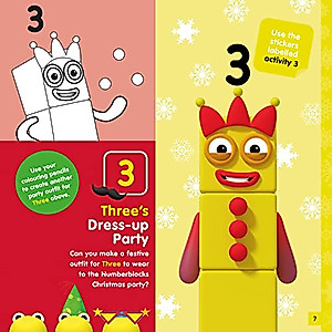 Numberblocks Christmas Sticker Activity Book