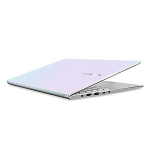 ASUS VivoBook S15 S533 Thin and Light Laptop, 15.6” FHD Display, Intel Core i7-1165G7 CPU, 16GB DDR4 RAM, 512GB PCIe SSD, Wi-Fi 6, Windows 11 Home, AI Noise-Cancellation, Dreamy White, S533EA-DH74-WH