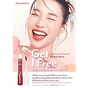 I'M MEME Compact - Tone-up Pact | With Calamine Powder, Pink Blur Effect, Mattify Skin, Pressed Powder, Gift, 0.35 Oz