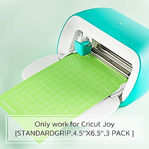 Diyit Standardgrip Cutting Mat for Cricut Joy(4.5x6.5 Inch, 3 Pack)Joy Mat Adhesive Cutting Mats for Cricut Joy Accessories for Creative DIY Works