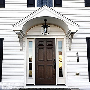 Ekena Millwork BKT05X04X10WG 5 1/4-Inch W x 4 1/2-Inch D x 10-Inch H Wigan Bracket