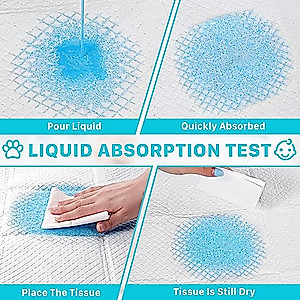 Tivcck Disposable Changing Pads,17 x 24 inch Baby Disposable Underpads,Ultra Absorbent Disposable Bed Pads,Disposable Diaper Changing Pads,Leak-Proof Breathable Underpads,Waterproof Pets Dogs Pee Pads