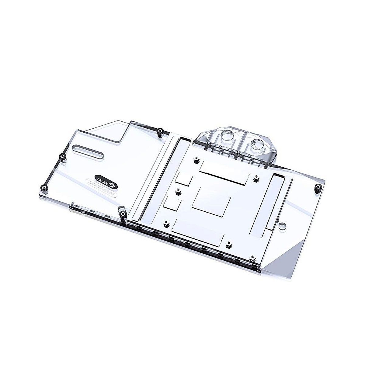 Bykski Copper GPU Water Cooling Block GPU Waterblock Graphics Card Water Cooling Block For XFX Radeon RX6900XT RX6800XT Speedster Merc 319 (5V ARGB RBW Aura Effect LED Lights GPU Block With Backplate)