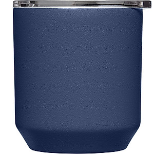 CamelBak Horizon 10oz Rocks Tumbler in Navy - Insulated Stainless Steel Cocktail Glass with Non-Slip Tri-Lid