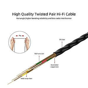 SoundMAGIC E10 Wired Earphones No Microphone HiFi Stereo Earbuds Noise Isolating in Ear Headphones Powerful Bass Tangle Free Cord Blue