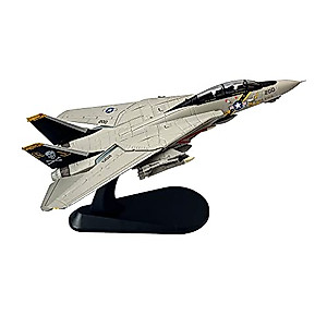 1/100 Scale US Navy Grumman F-14 F-14A F-14B F-14D Tomcat Fighter Aircraft Metal Military Diecast Plane Model Gift Ornament Collection (F-14A)