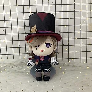 SSJTBEZX Genshin Lyney Plush Toys Doll Lovely Pillow Christmas New Year Birthday for Kids Gifts Soft Doll 23 cm/9.0 inch