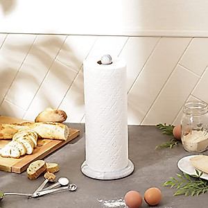 RSVP International Kitchen Collection Countertop Paper Towel Holder, Marble 5.13 x 12.75