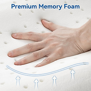 AM AEROMAX Contour Memory Foam Pillow, Cervical Pillow for Neck Pain Relief, Orthopedic Sleeping Pillows Side, Back and Stomach Sleepers.